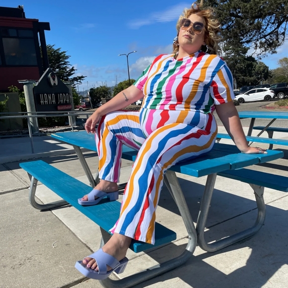 Nooworks | Pants & Jumpsuits | Nooworks Cropped Kick Flare Pants ...